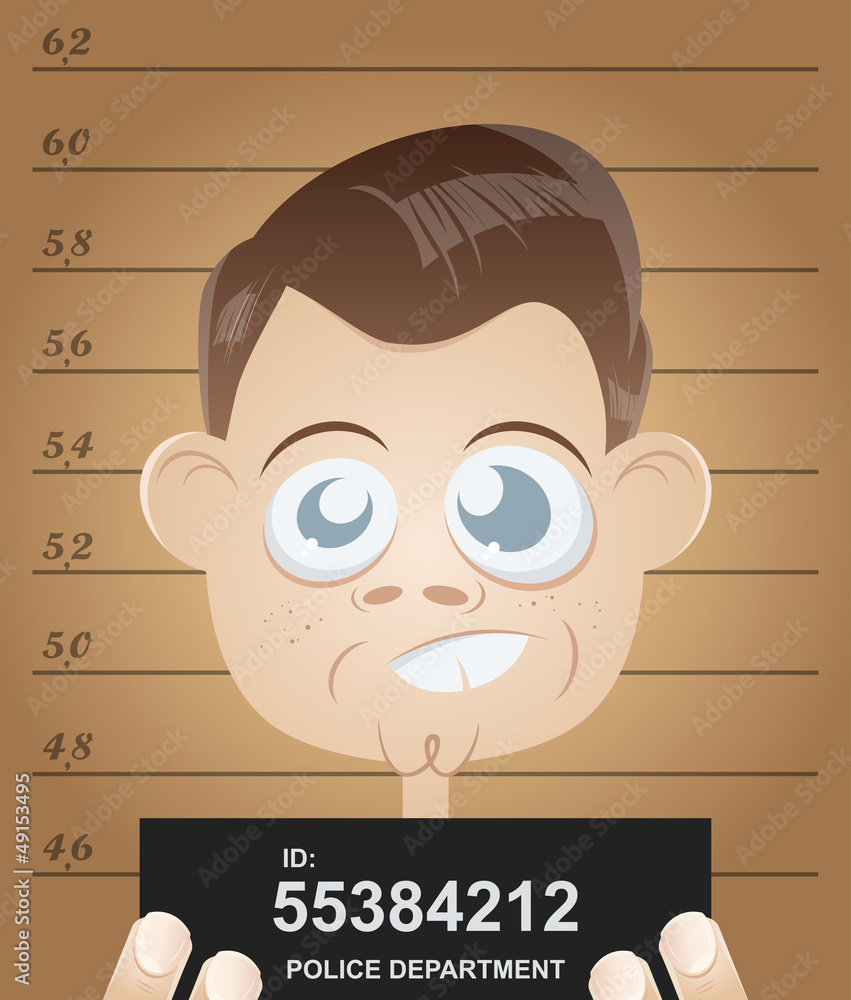 mugshot Stock Vector | Adobe Stock