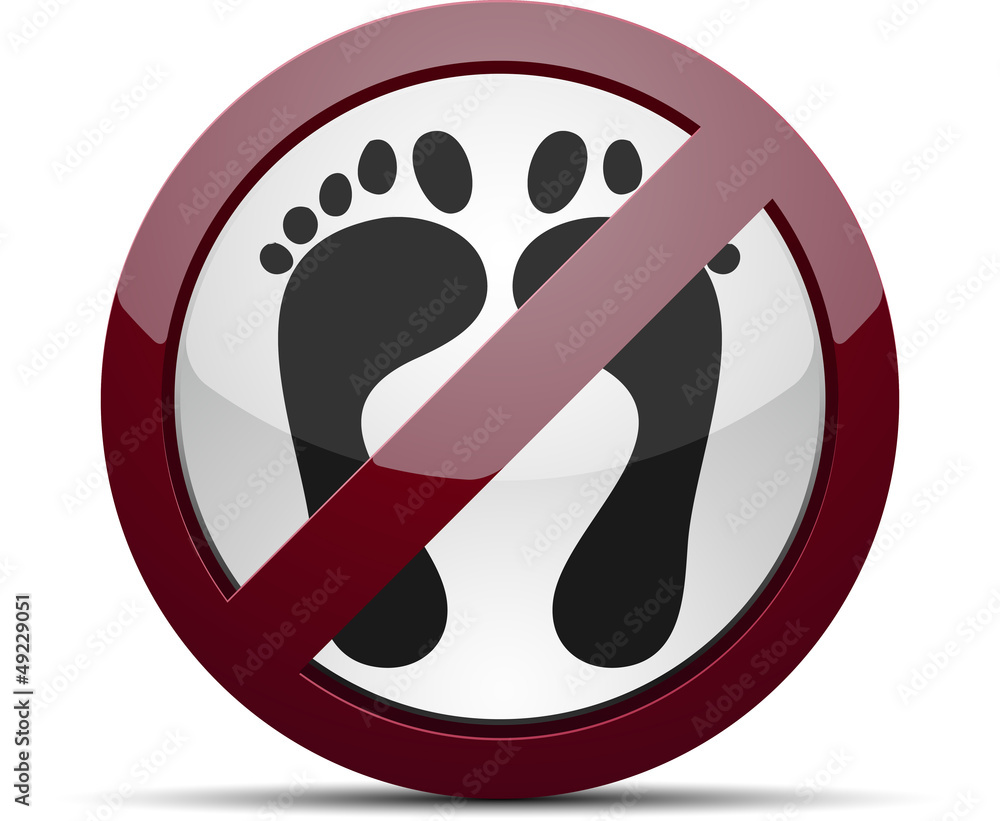 No Step Sign Stock Vector | Adobe Stock