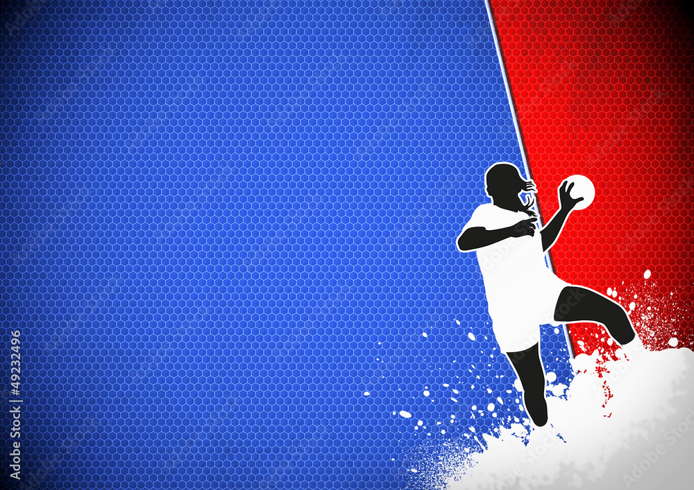 Handball background Stock Illustration | Adobe Stock