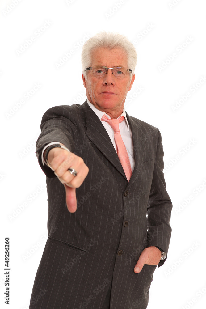 Daumen runter Stock-Foto | Adobe Stock