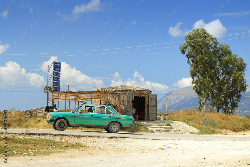 Photo & Art Print Albania, Straw Built Stall, aureliano1704
