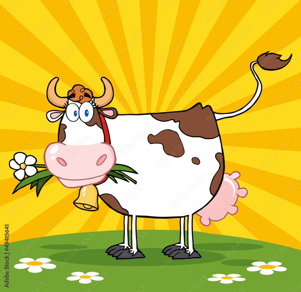 Cartoon Dairy Cow