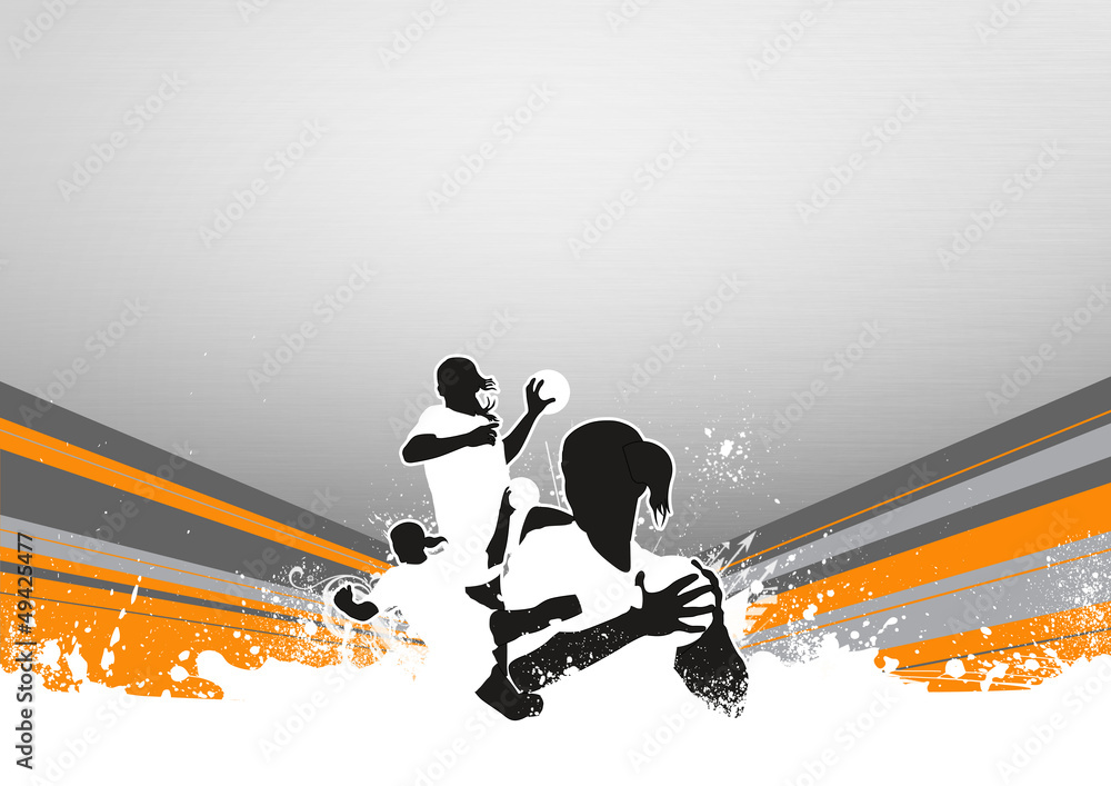 Handball background Stock Illustration | Adobe Stock