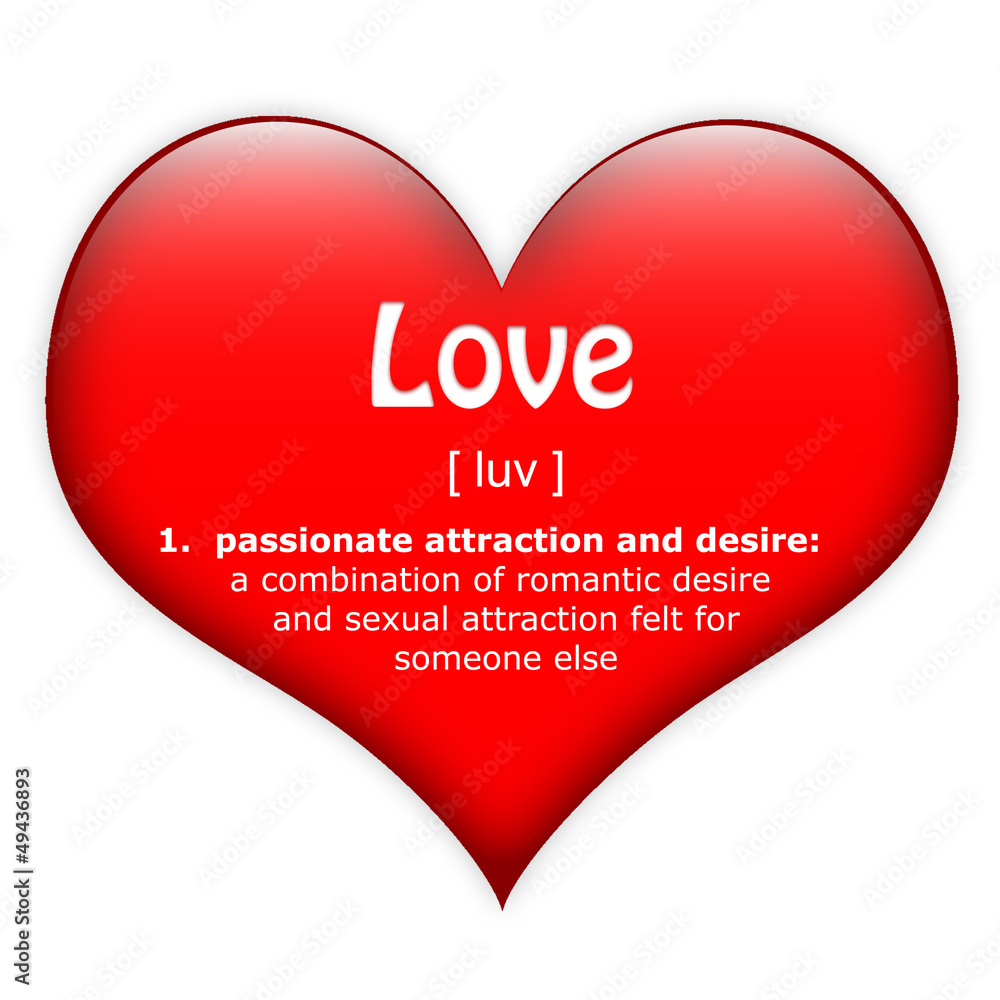 "LOVE" Heart Icon (I love you romantic valentine’s day symbol) Stock ...