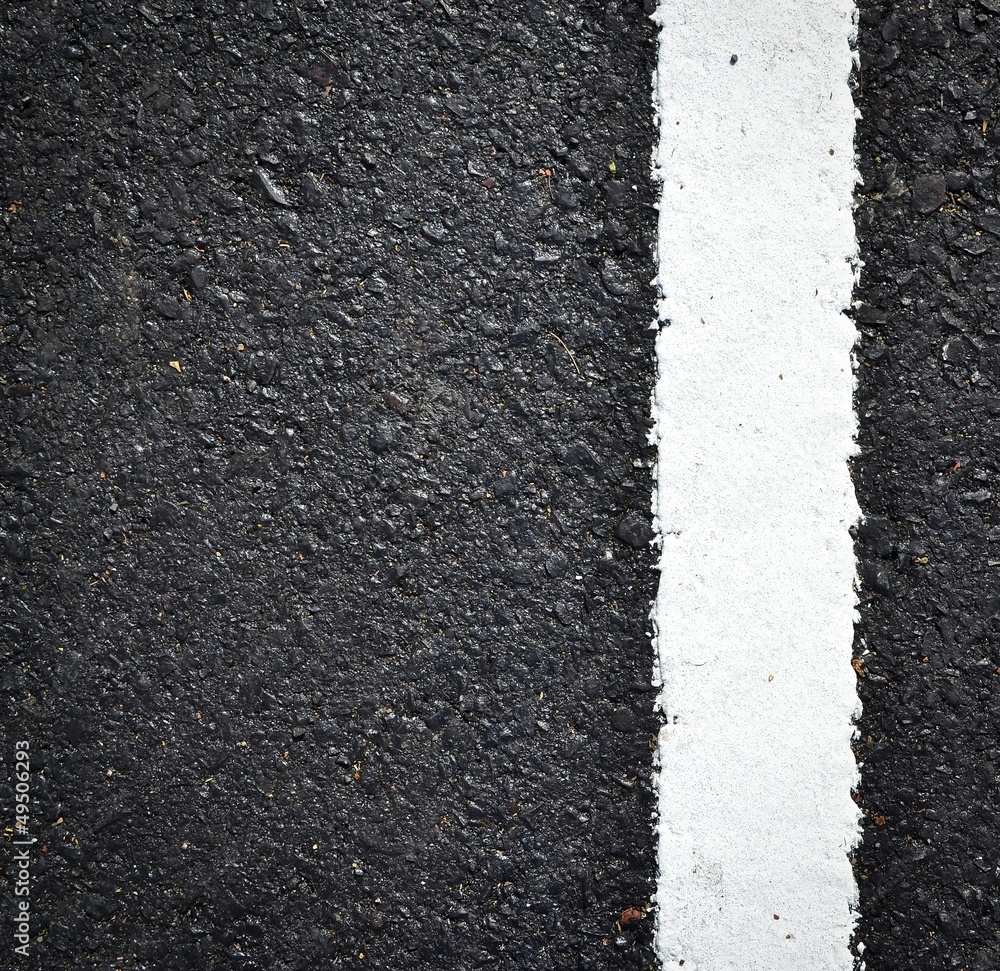 new white line on the road texture Stock Photo | Adobe Stock