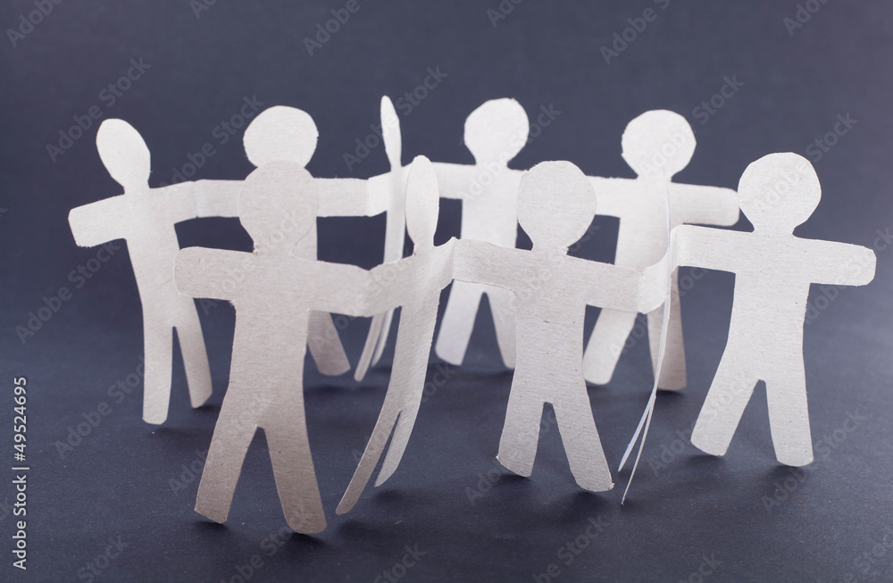 Paper team. Stock Photo | Adobe Stock