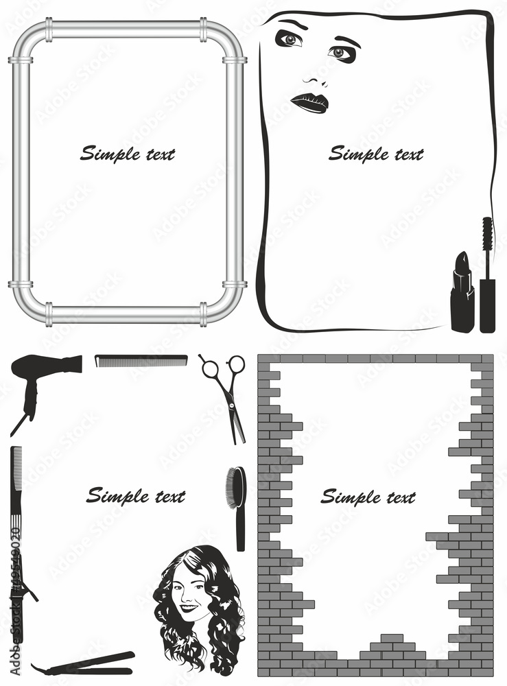 Hair Salon Clip Art Borders