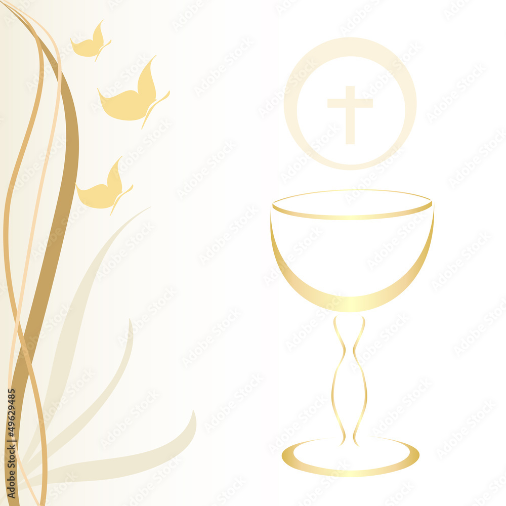 calice comunione Stock Vector | Adobe Stock