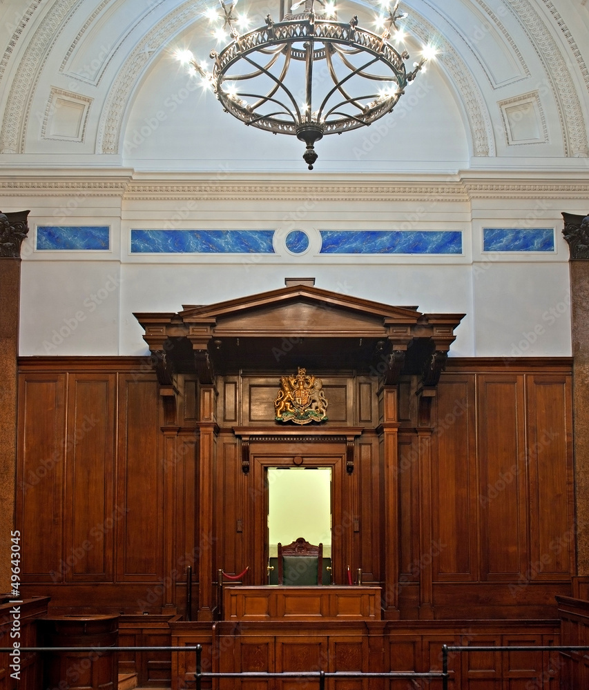 British crown court room Stock Photo | Adobe Stock