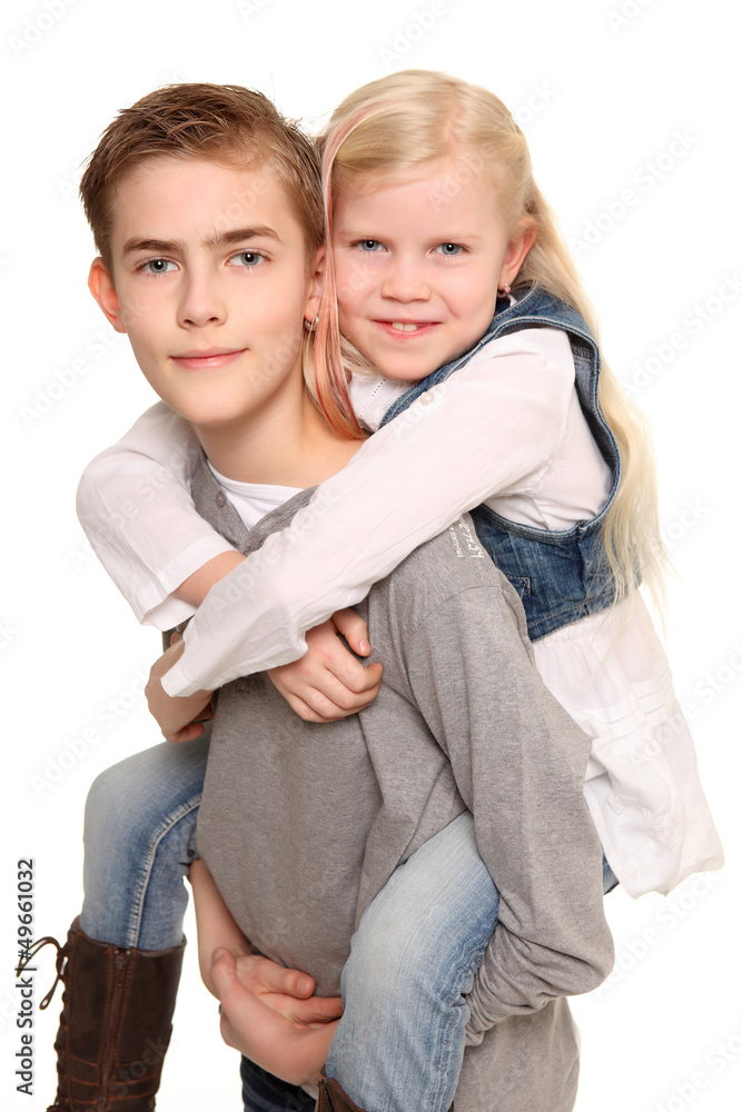 Huckepack Stock-Foto | Adobe Stock