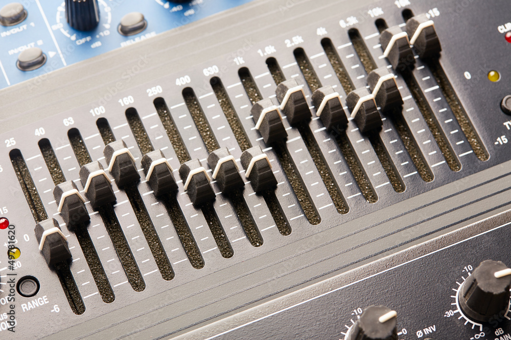 Graphic Equalizer Stock Photo | Adobe Stock