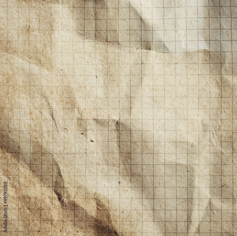 Crumpled dirty math paper texture Stock Photo | Adobe Stock