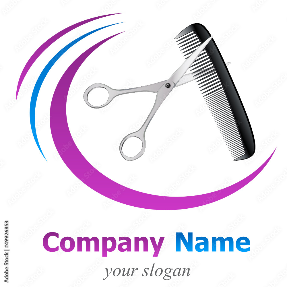 Friseur - Logo Stock Vector | Adobe Stock