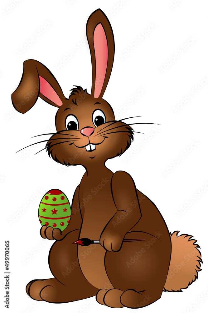 Osterhase Stock-Vektorgrafik | Adobe Stock