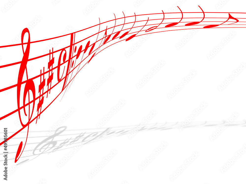 Noten Stock Illustration | Adobe Stock