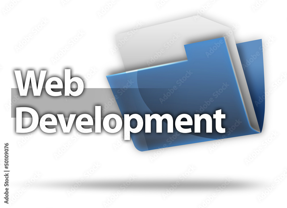 3D Style Folder Icon "Web Development" Stock Illustration | Adobe Stock