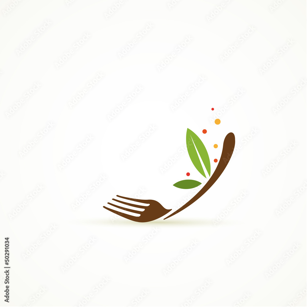 logo fourchette Stock Vector | Adobe Stock