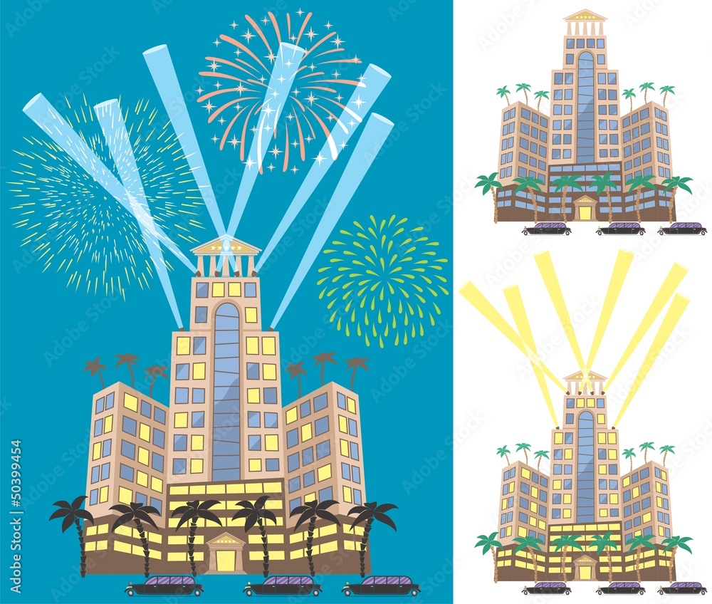 Luxury Hotel Stock Vector | Adobe Stock