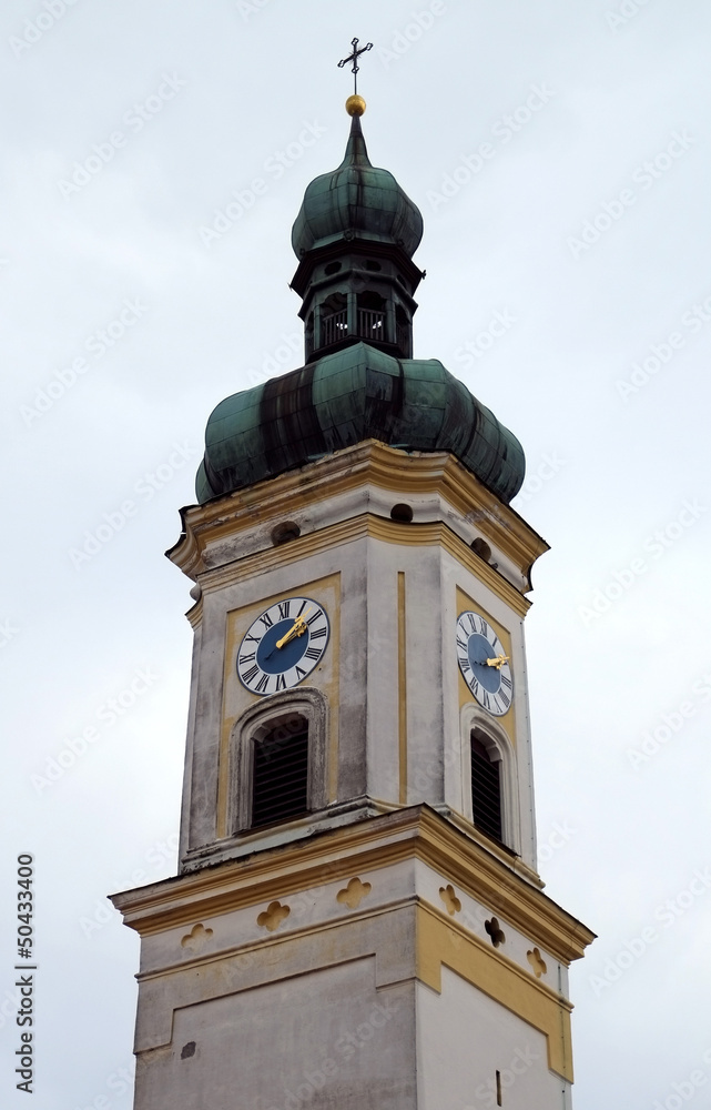 Kirche Maria Himmelfahrt in Kösching Stock-Foto | Adobe Stock
