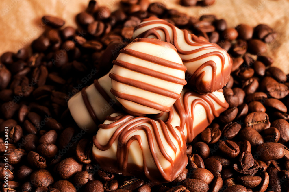 Coffee praline Stock Photo | Adobe Stock