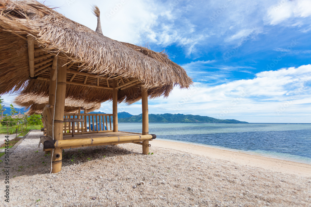Bamboo hut Stock Photo | Adobe Stock