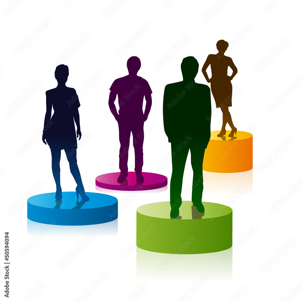 Vector Teamwork Background Stock Vector | Adobe Stock