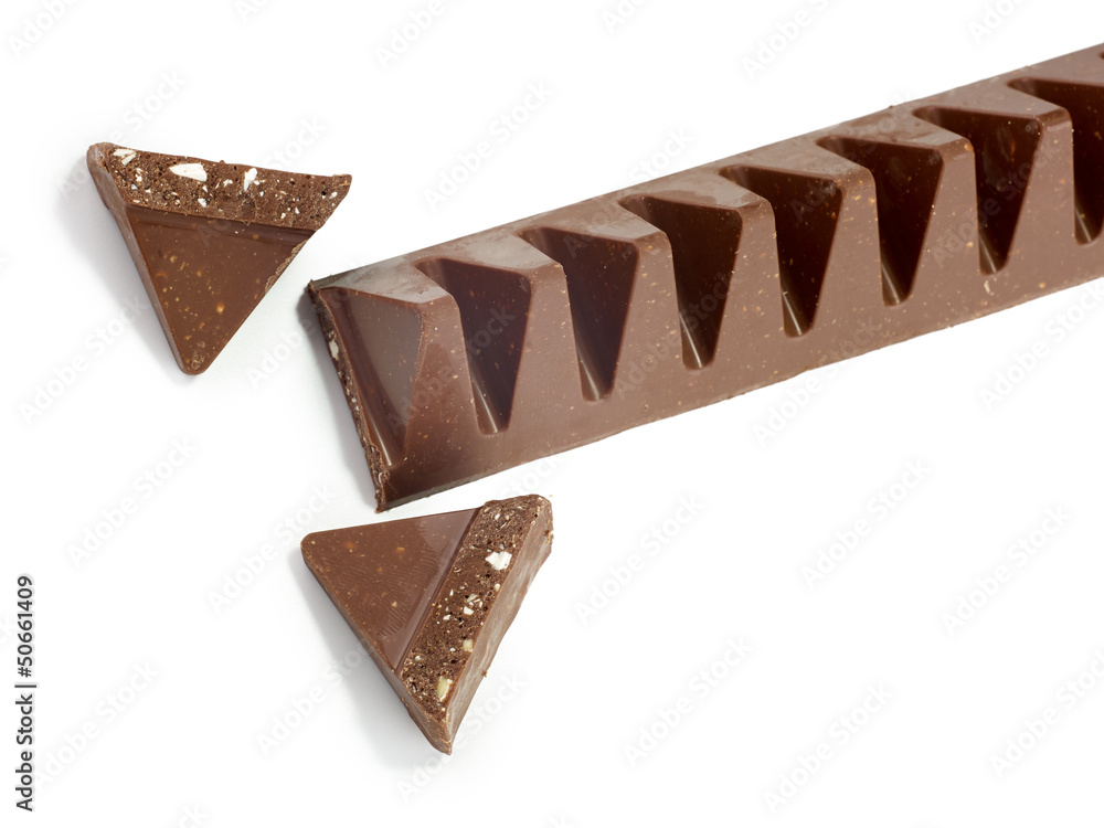 Chocolate Bar in pyramid shape. Stock Photo | Adobe Stock