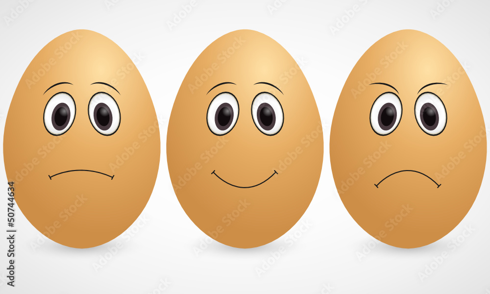 Feelings and emotions. Eggs, Easter, Background Stock Vector | Adobe Stock