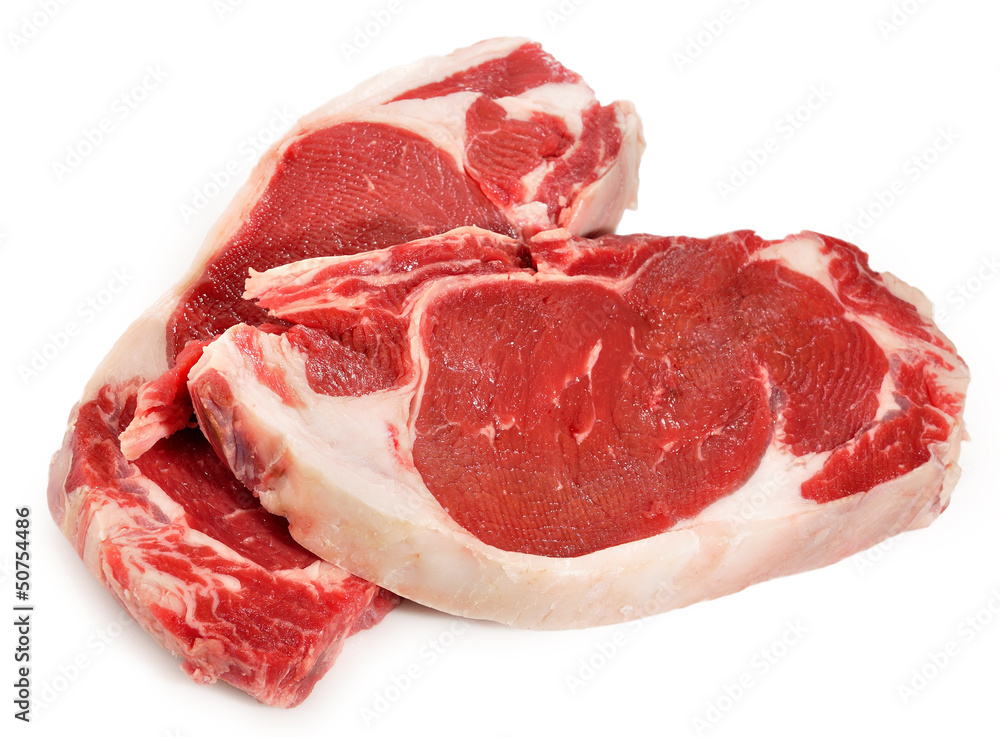 Chuletas frescas. Stock Photo | Adobe Stock