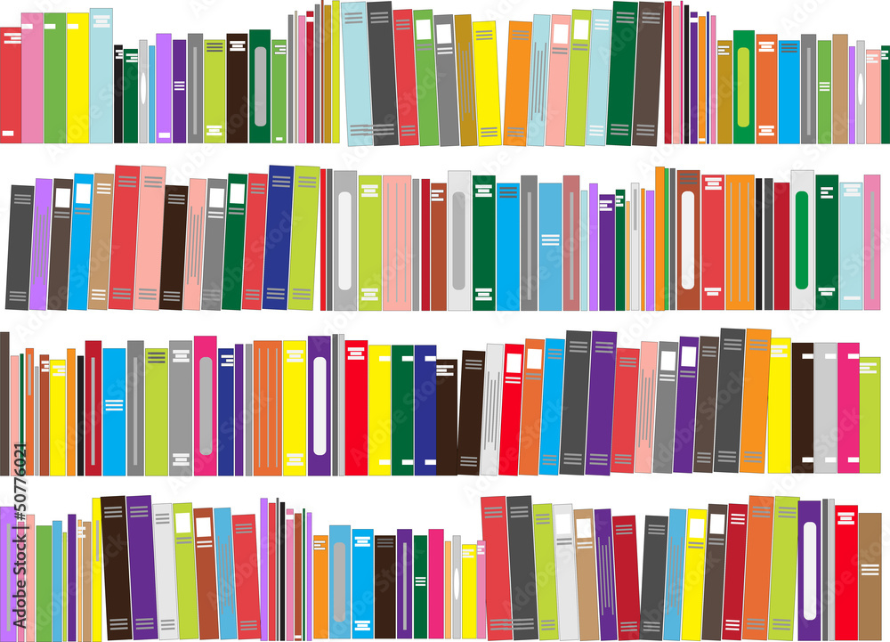 Books - vector illustration Stock Vector | Adobe Stock