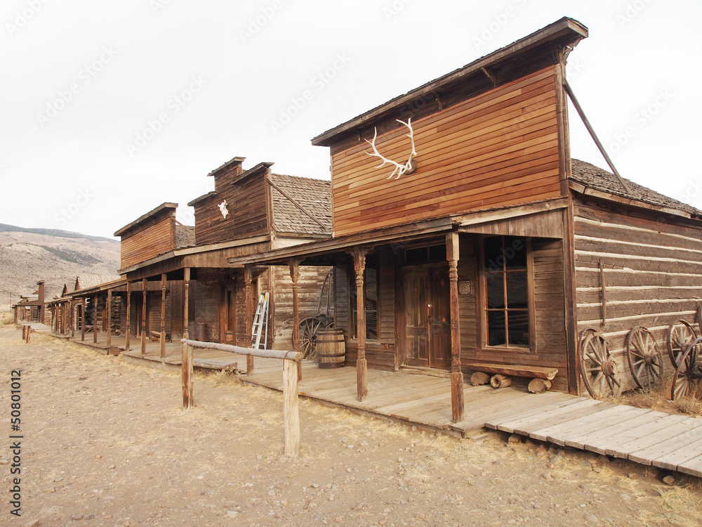 Ghost Town, Cody, Wyoming, United States foto de Stock | Adobe Stock