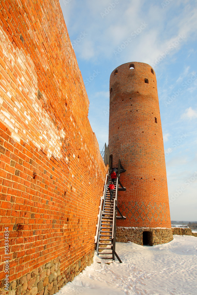Zamek w Czersku Stock Photo | Adobe Stock