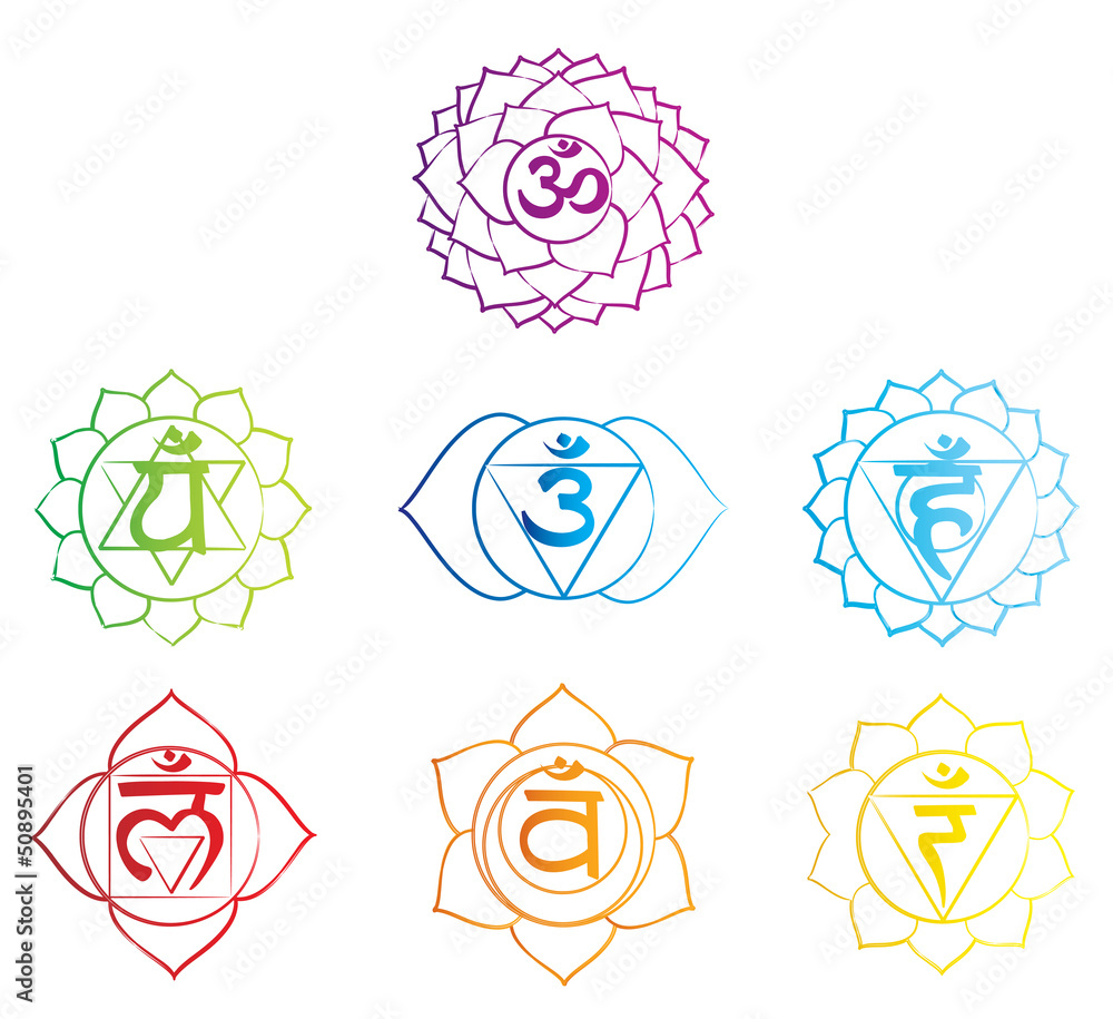 Chakra Symbol Stock Illustration | Adobe Stock