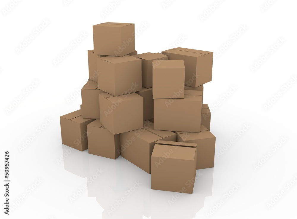 packages stack Stock-Illustration | Adobe Stock