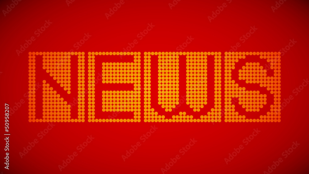 News sign Stock Vector | Adobe Stock
