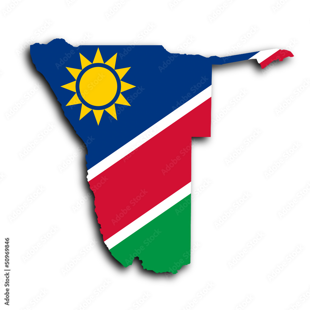 Map of Namibia Stock Illustration | Adobe Stock