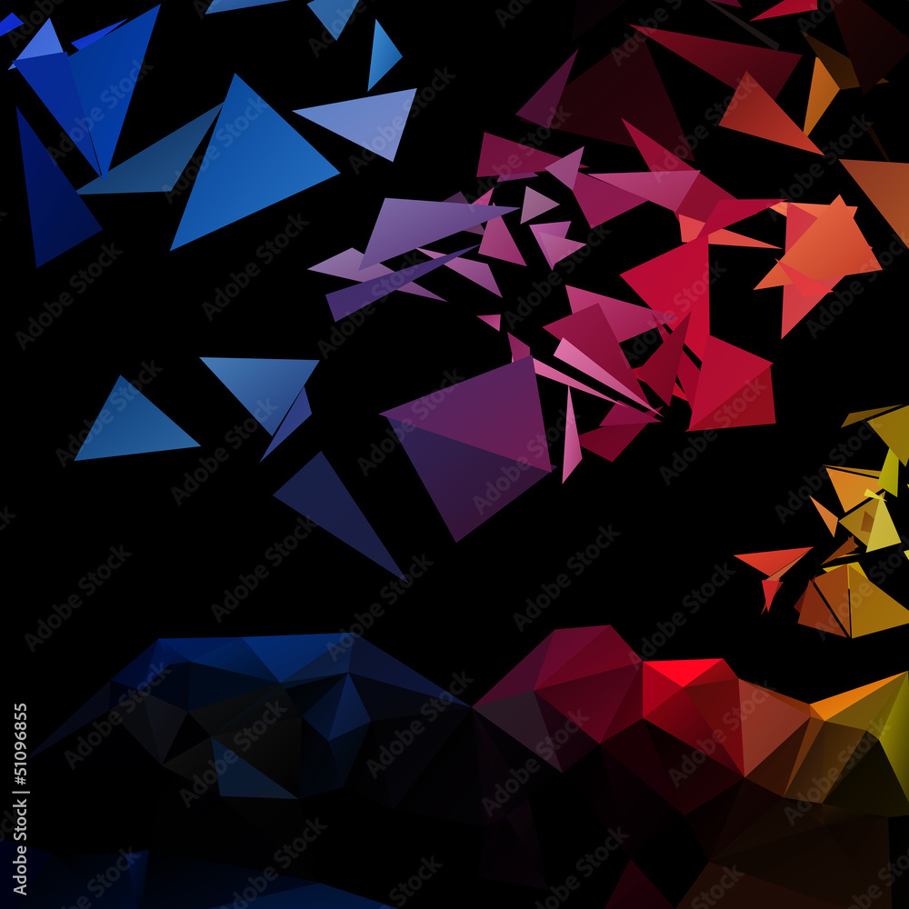 triangular style abstract background of triangles Stock Vector | Adobe ...