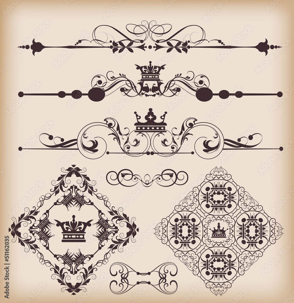 Victorian Crown Scrolls