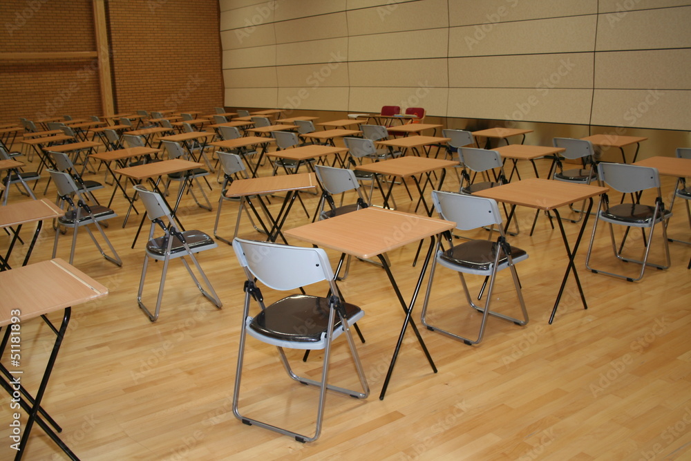 Examination Hall Stock Photo | Adobe Stock