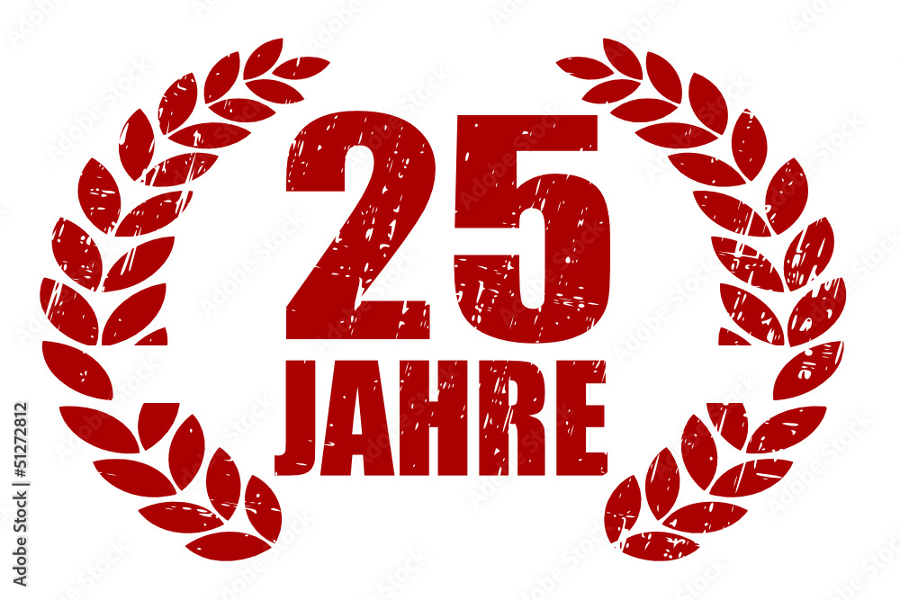 stempel, 25 JAHRE, Silberhochzeit, vektor Stock Vector | Adobe Stock