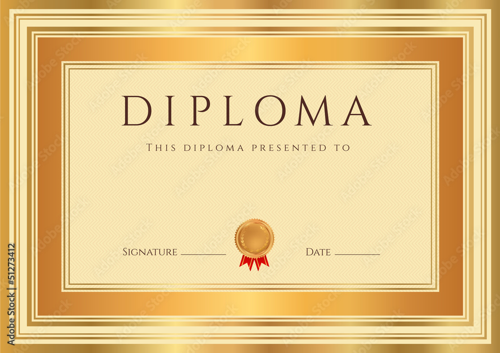 Bronze Certificate Template