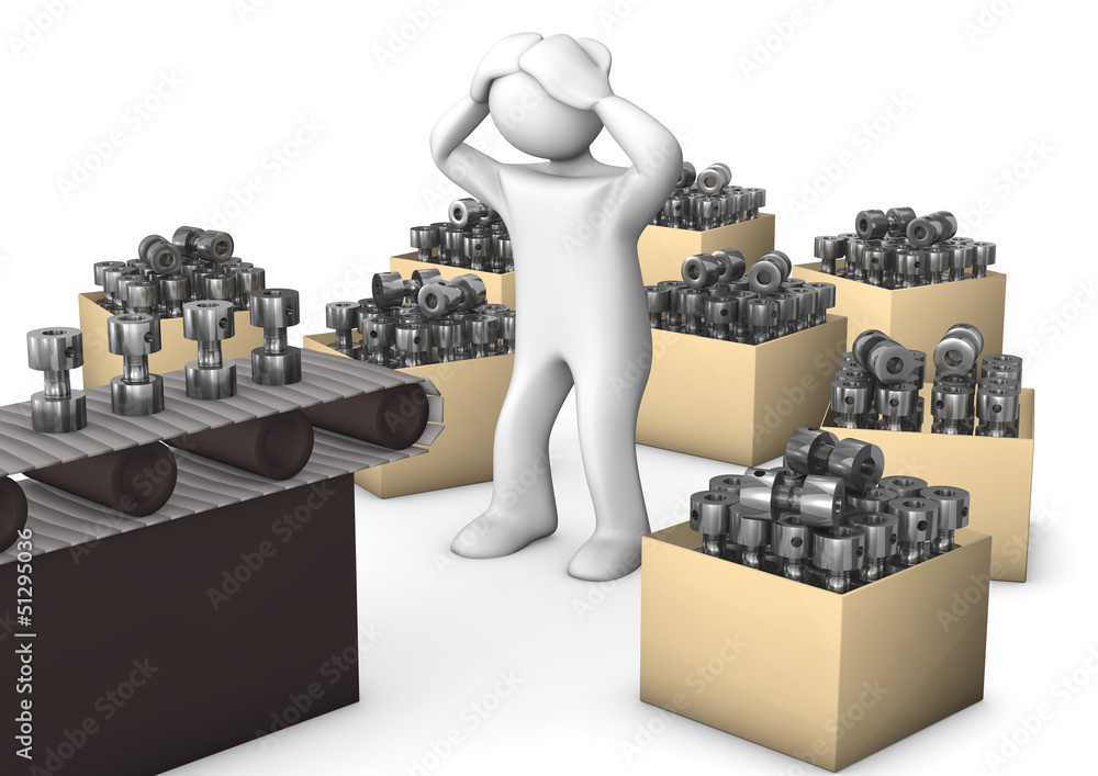 Overproduction Stock-Illustration | Adobe Stock
