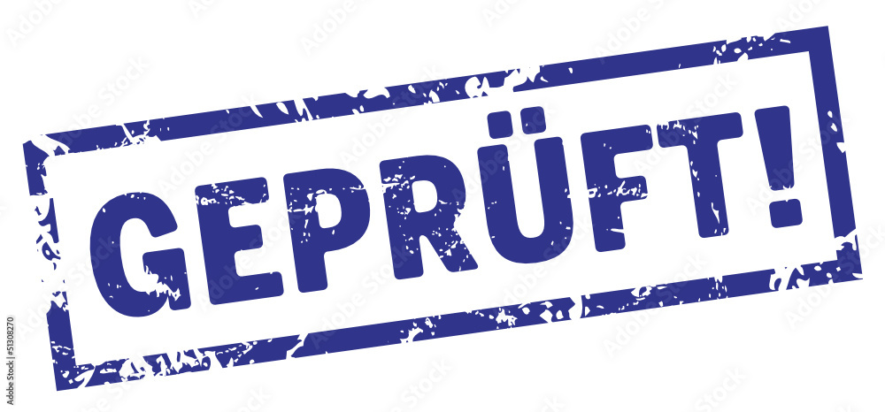 stempel geprüft Stock-Vektorgrafik | Adobe Stock