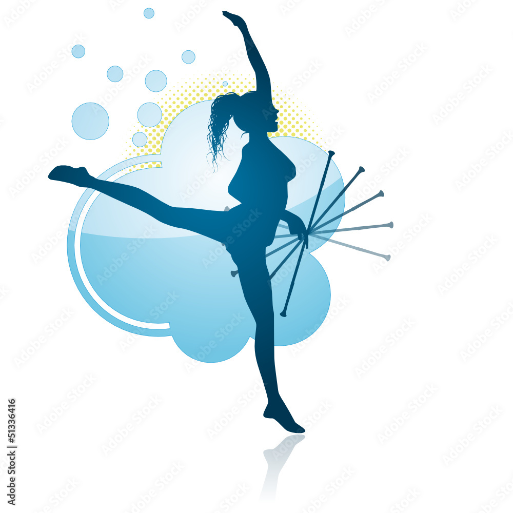 Twirling Stock Vector | Adobe Stock