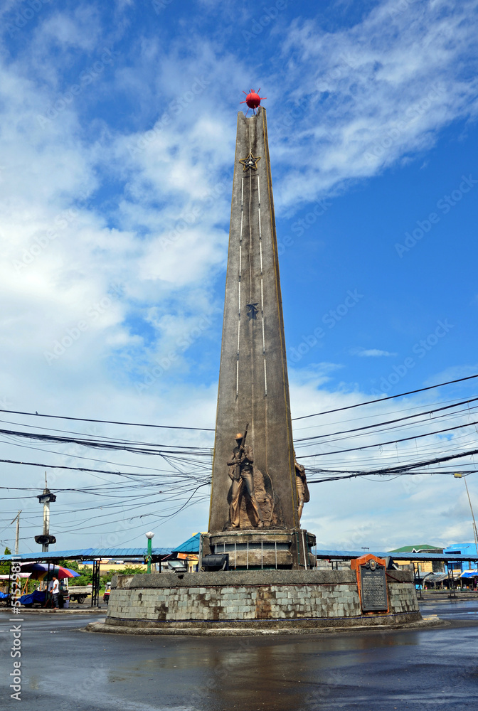 Battle of Legazpi Monument in the Philippines Stock Photo | Adobe Stock