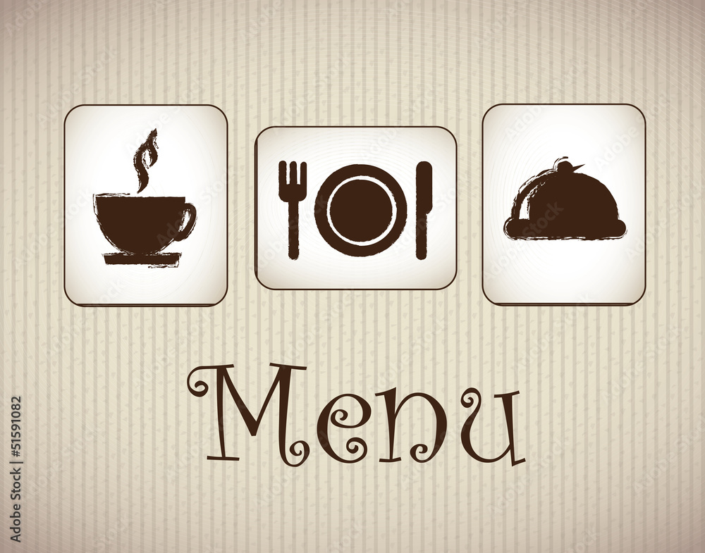 Menu icons Stock Vector | Adobe Stock
