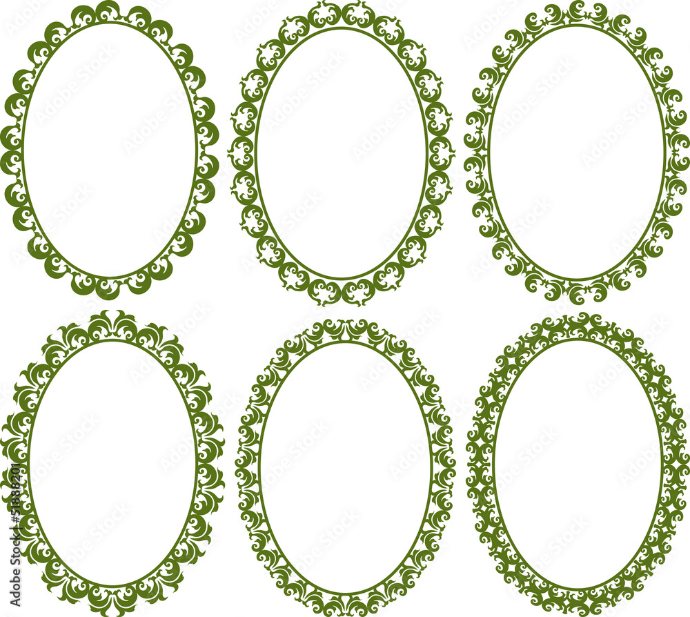 Decorative Oval Borders