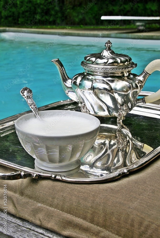 Milchkaffee Stock Photo | Adobe Stock