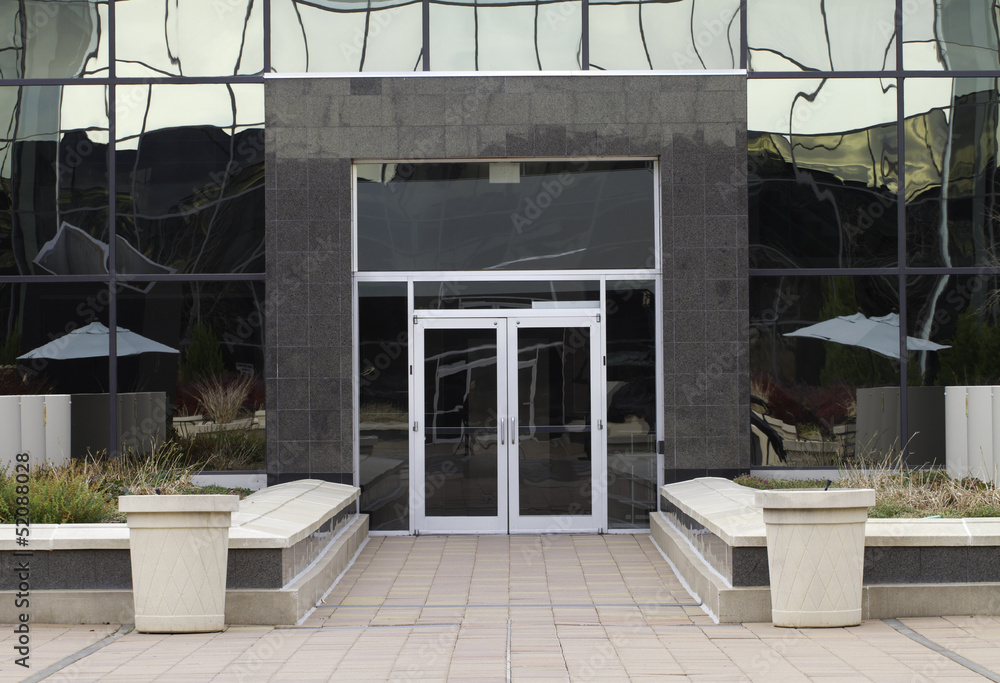 Corporate Office Building Doors Stock Photo | Adobe Stock