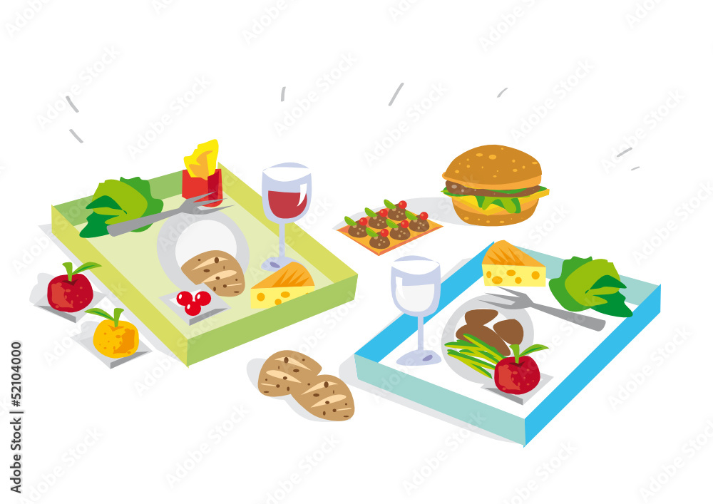 Clipart Plateau Repas Du
